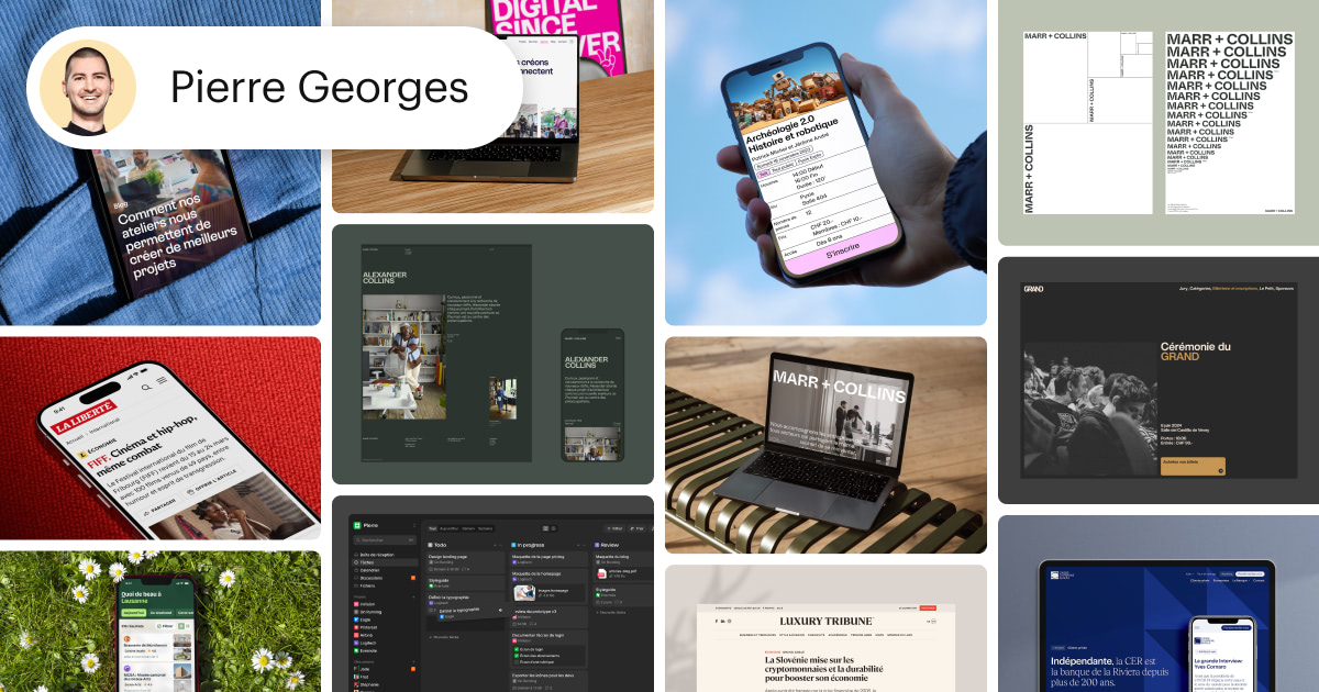 Pierre Georges – UX/UI Designer indépendant